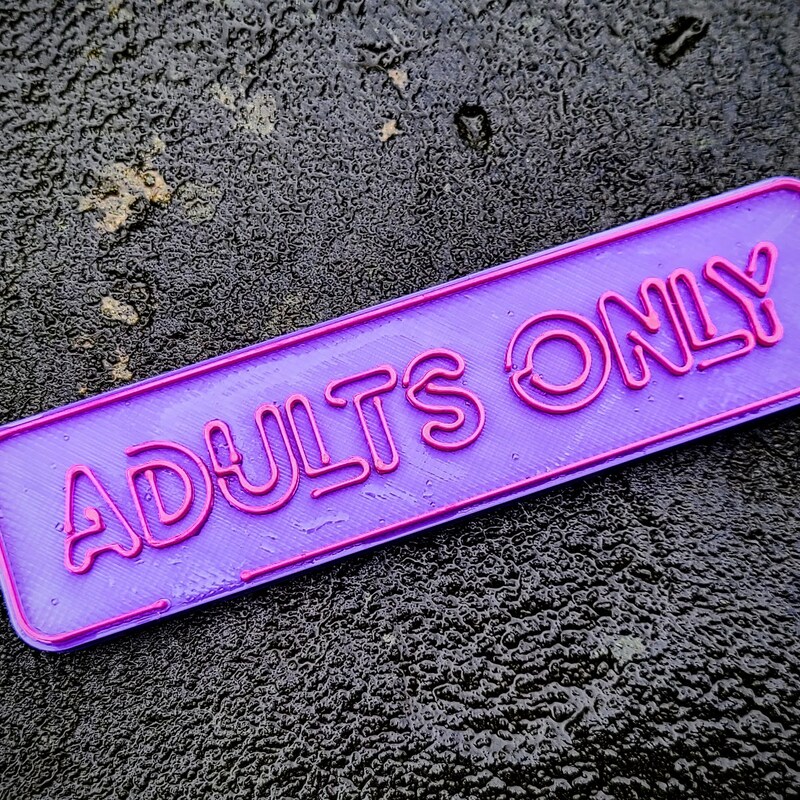 Adults Only Room Sign - Etsy