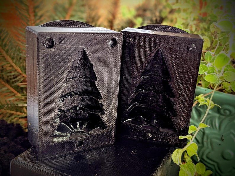 Christmas Tree Butter Mold - Butter Pat Mold, Table Decor, Food Mold ...