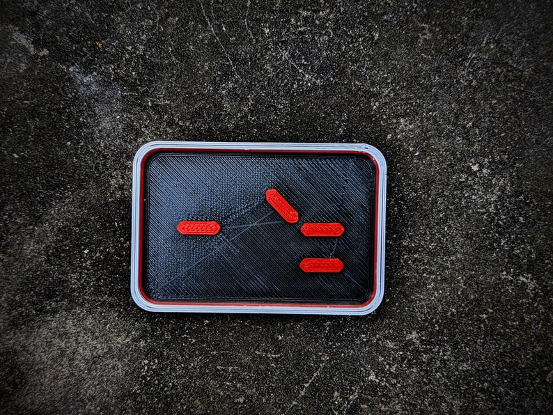 Self Destruct Countdown Timer Symbols From the Predator Movie | Etsy UK