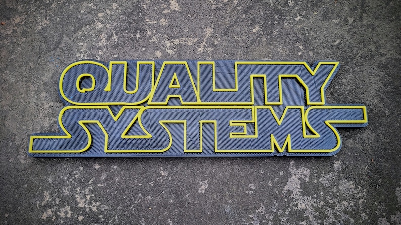 Star Space Wars Themed 3D Printed Personalized Name Plate Custom Sci Fi ...