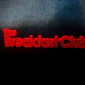 The Breakfast Club Movie Logo Shelf Wall Art Display Desk Art - Etsy