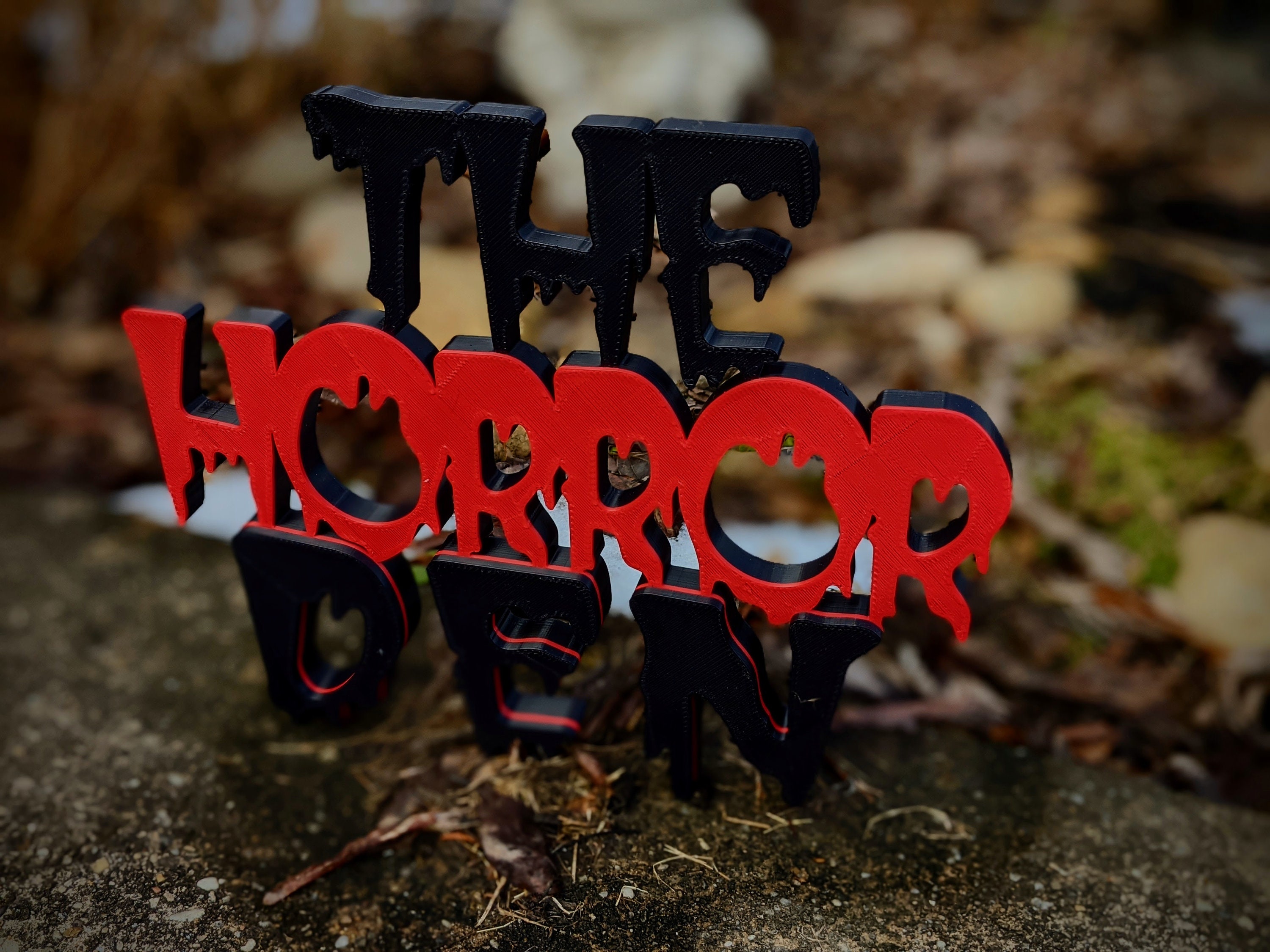 The Horror Den Wall Sign Door Sign Shelf Art Movie Room - Etsy