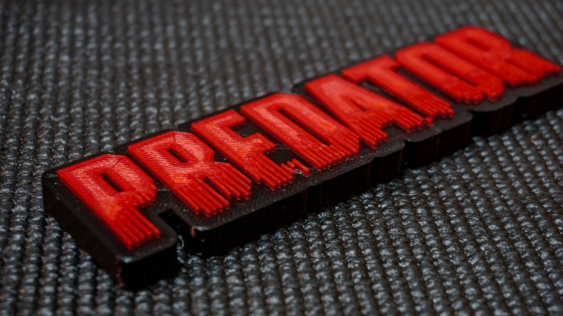 Predator Movie Logo Shelf Wall Art Display Desk Art Classic - Etsy