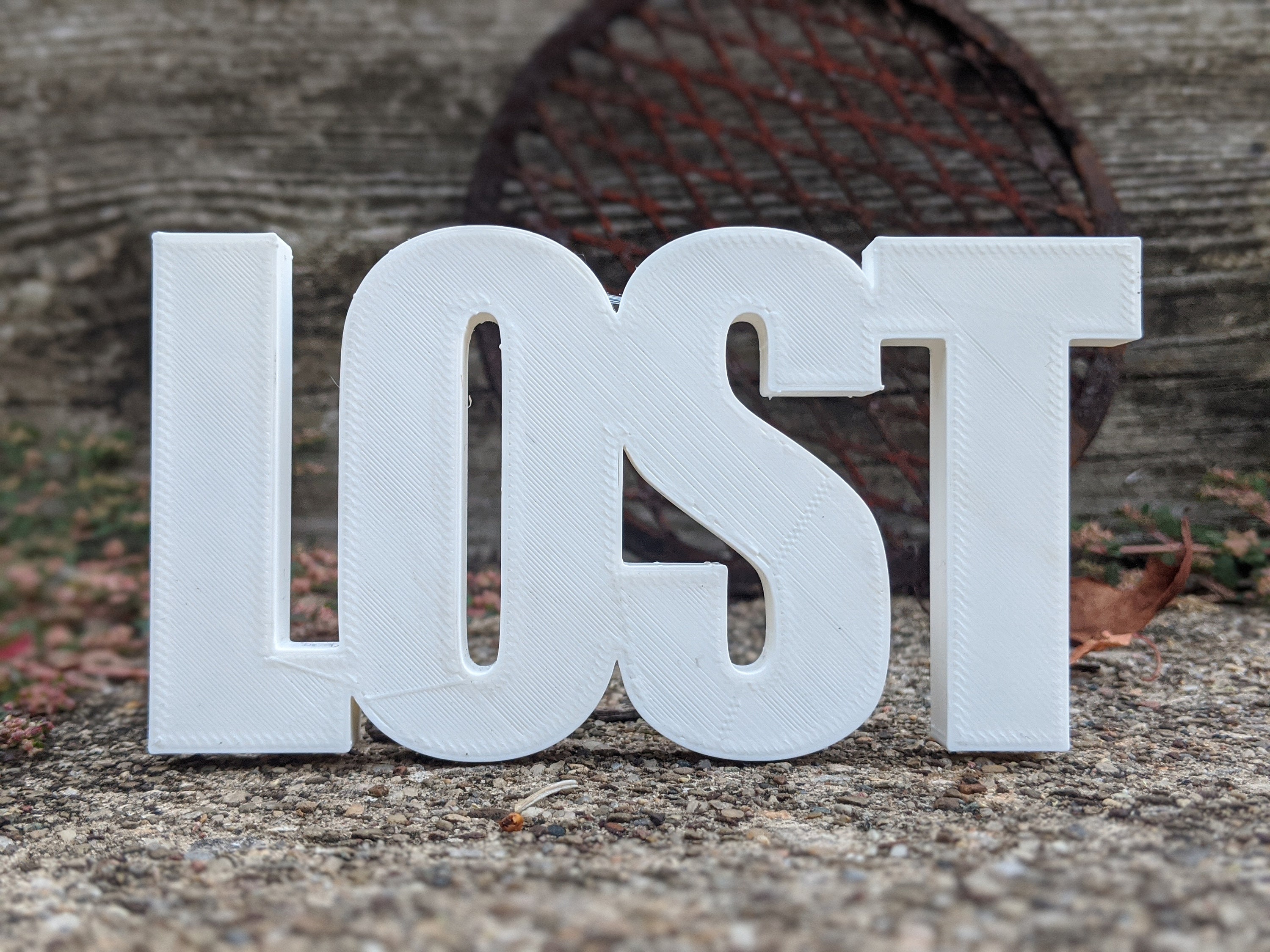 Lost TV Show Logo Shelf Display Desk Art Cult Film Logo Sign - Etsy Ireland