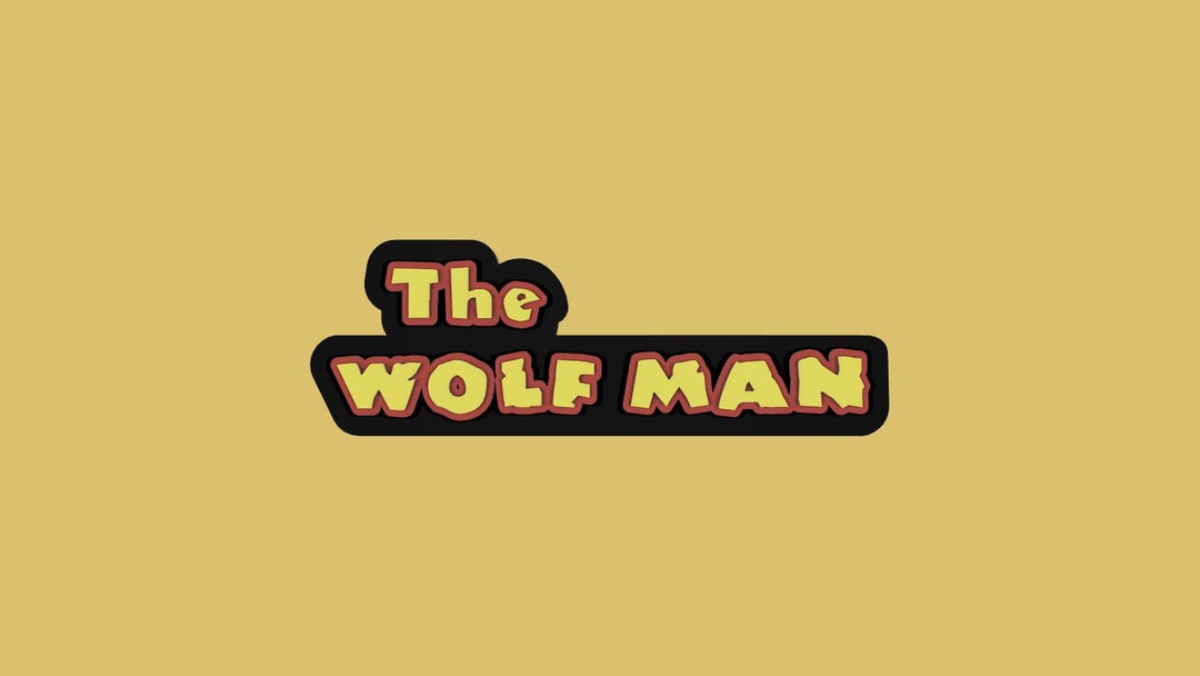 The Wolf Man Vintage - 3 Color Print - Etsy