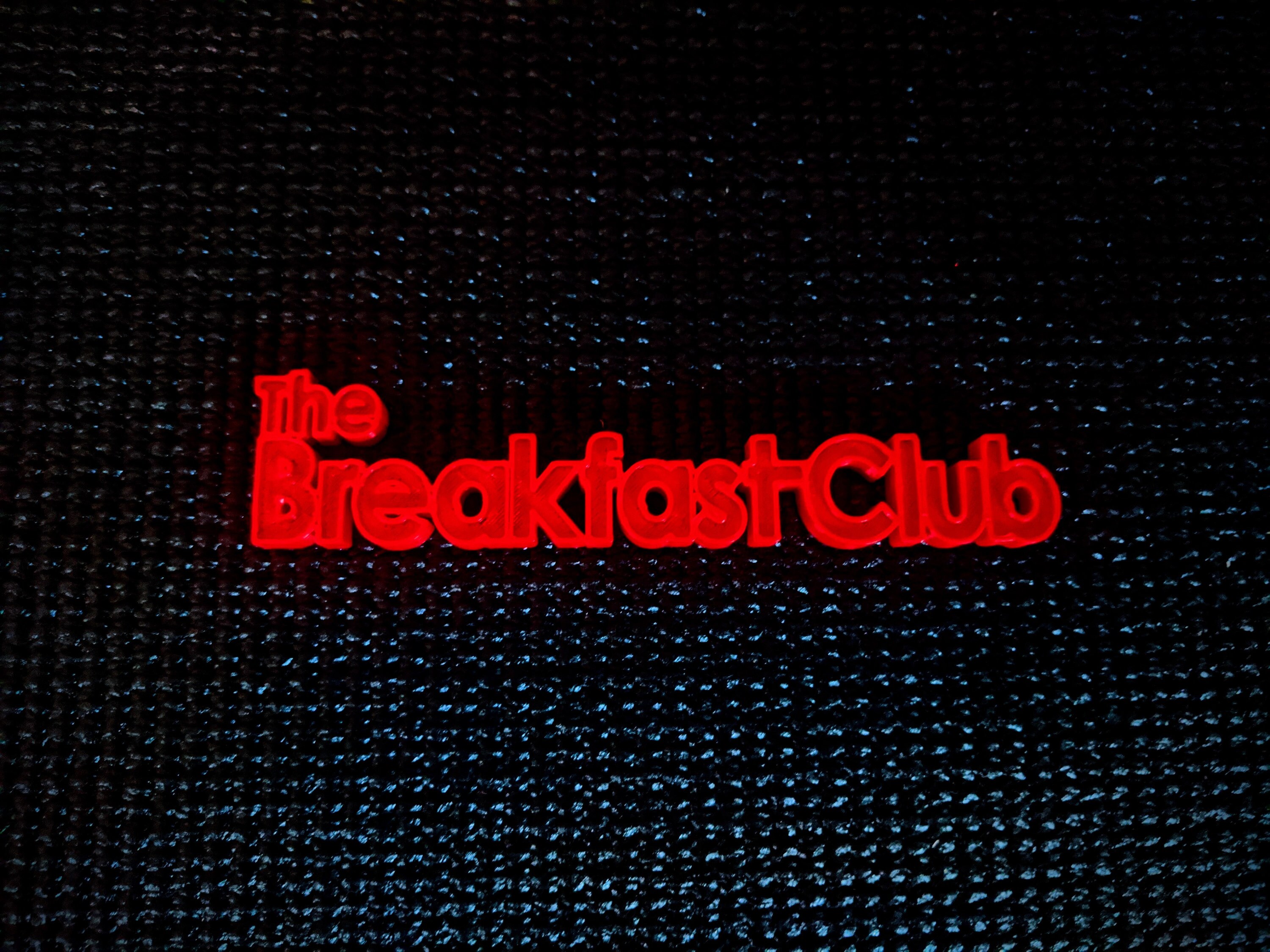 The Breakfast Club Movie Logo Shelf Wall Art Display Desk Art | Etsy