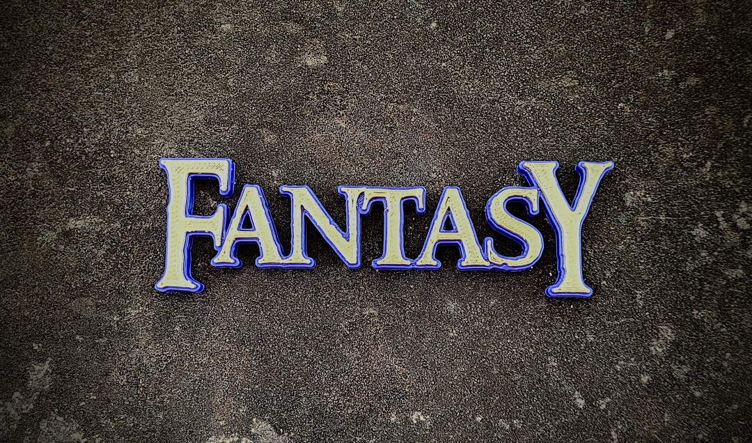 Fantasy Book Movie Film TV Genre Sign for Movie Shelf - Movie Room Sign ...