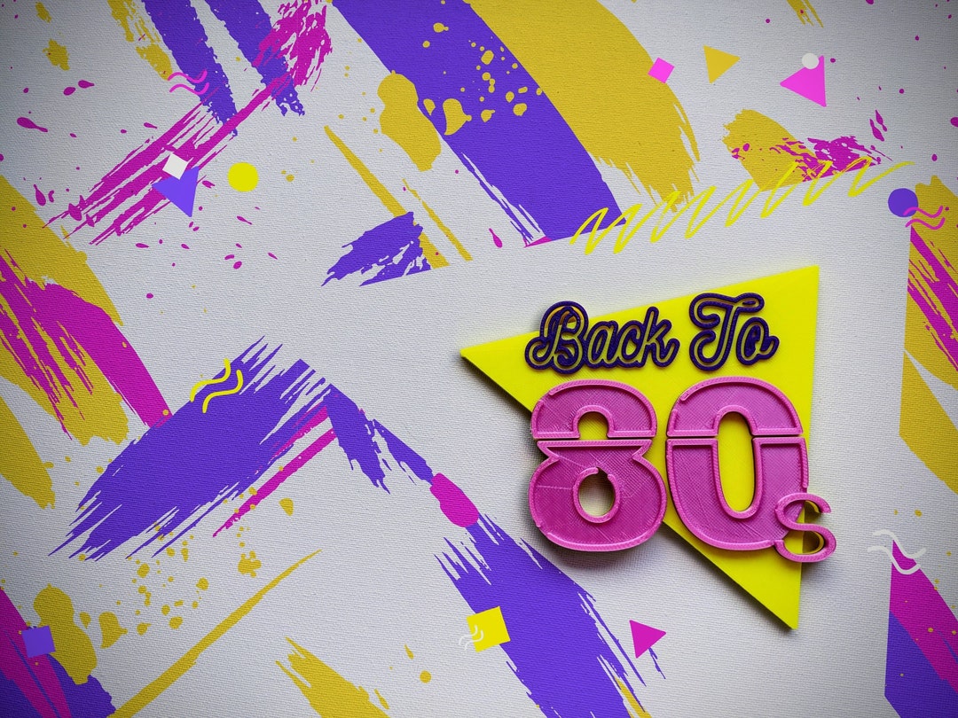 Back to 80s Shelf Display Collection Room Sign - Bookshelf Desk Decor ...