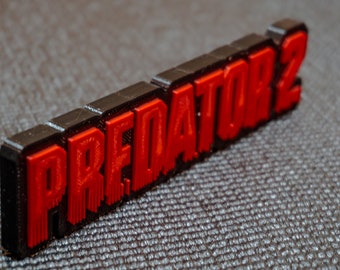 Predator Movie Logo Shelf Wall Art Display Desk Art Classic | Etsy