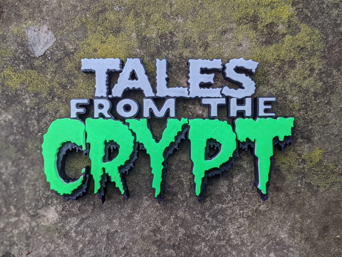 Tales From the Crypt Logo Shelf Art Movie Room Display - Etsy