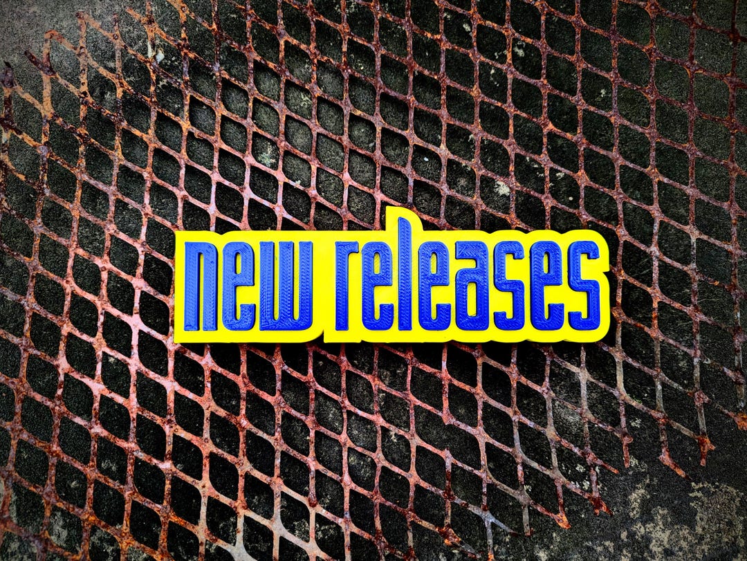 New Releases Blockbuster Themed Video Movie Store Fan Shelf Display ...