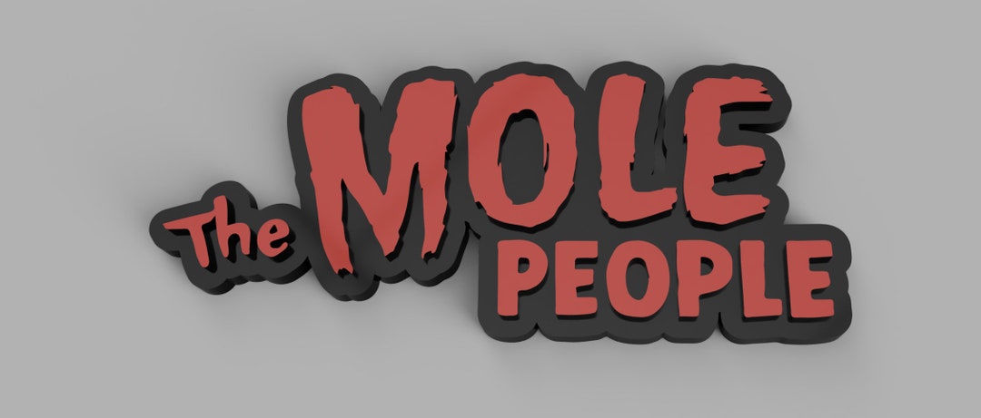 The Mole People 1956 Vintage Film Title - Etsy