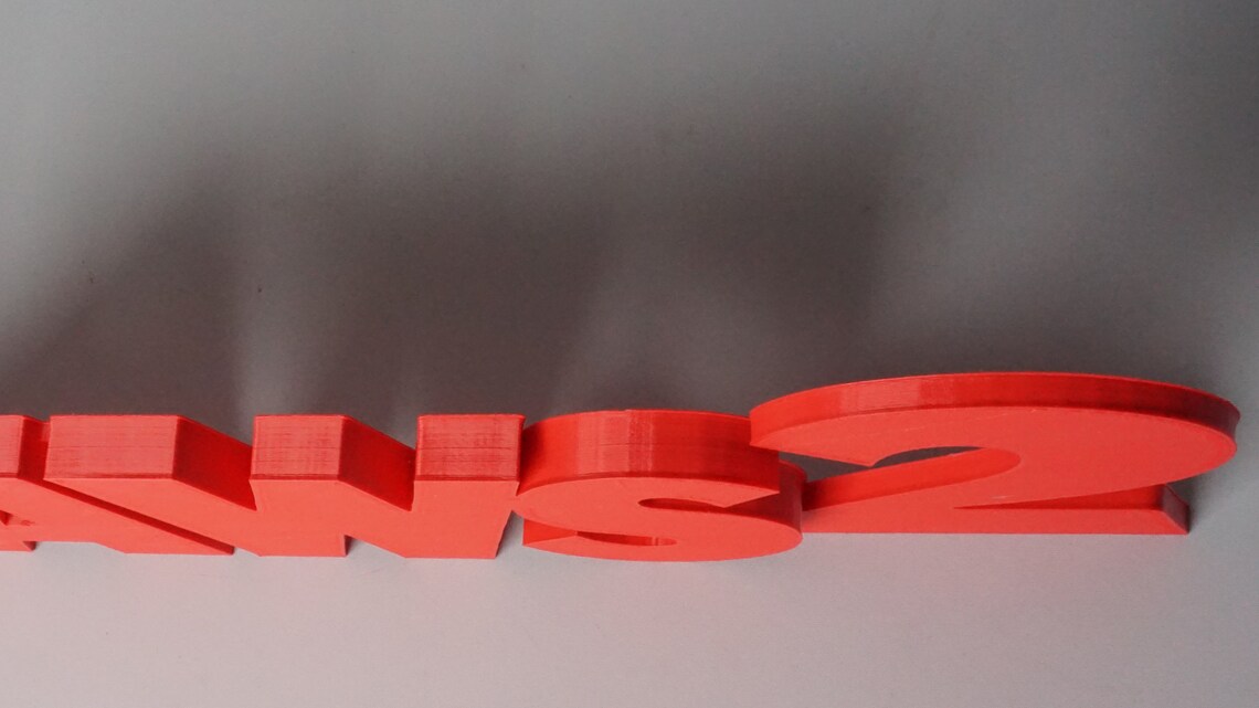 JAWS 2 Movie Shelf Display Cult Film Logo Sign Glow and Color - Etsy