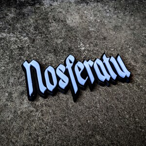 Nosferatu Shelf Art - Diorama Title Plaque - Classic Movie Logo Diorama ...