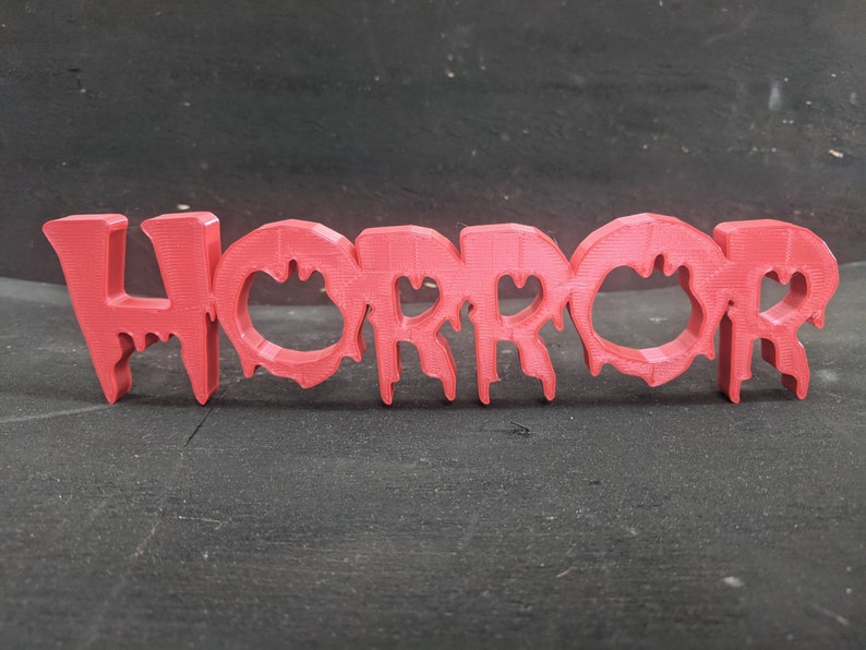 Horror Movie Genre Single Sign Movie Display for Film - Etsy
