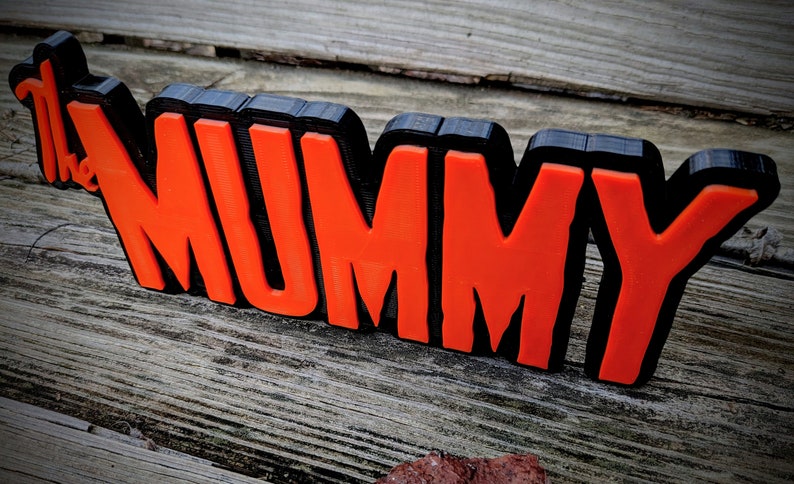 The Mummy Vintage 1931 Movie Logo Film Collection Shelf Art - Etsy