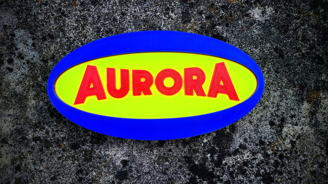 Aurora Model Company - Vintage Model Sign - 1960s Americana - Vintage ...
