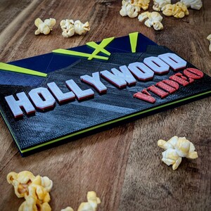 Movie Store Fan 3 Sign Set Shelf Display Collection Room Sign ...