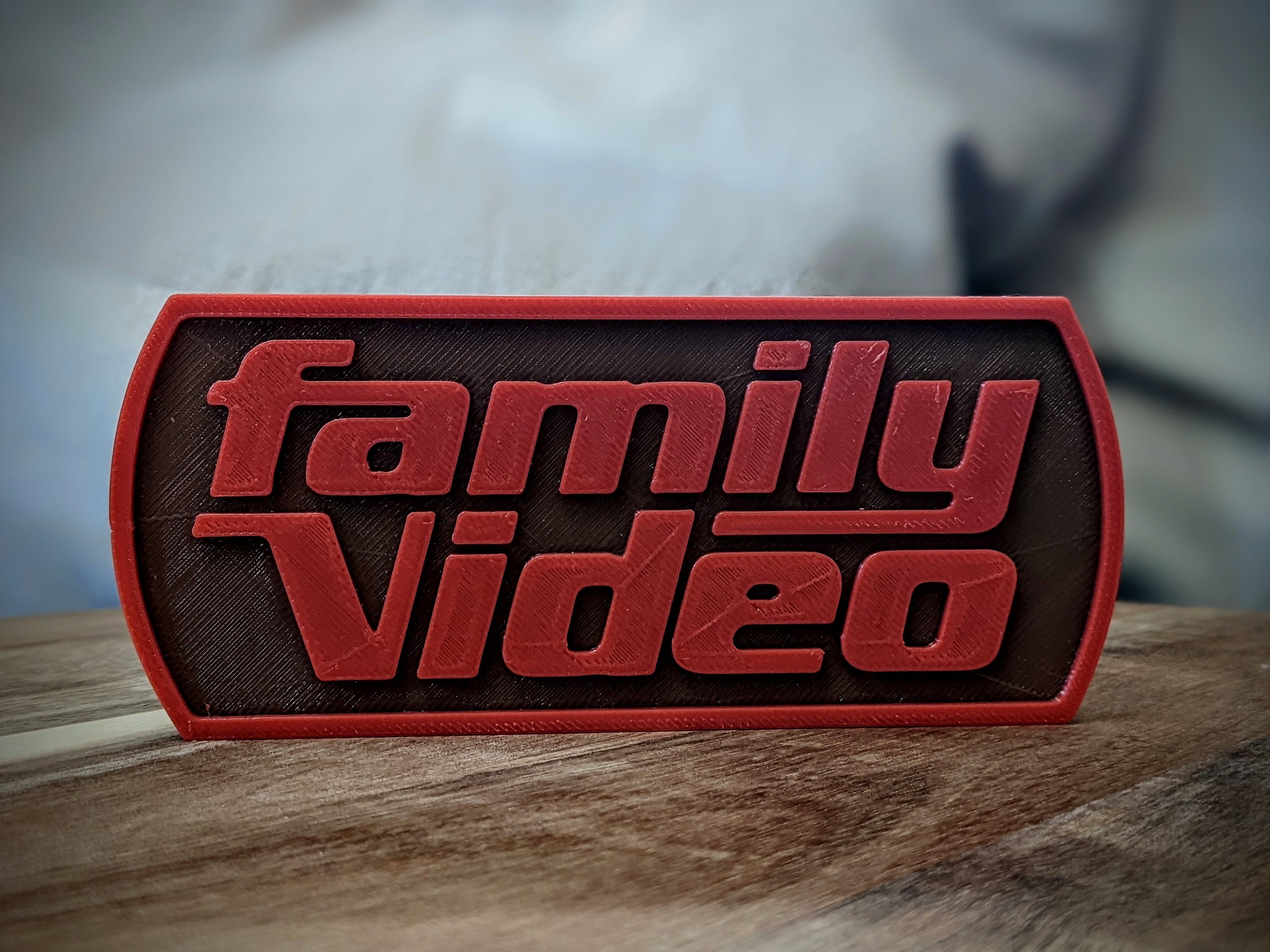 Family Video Movie Store Fan Shelf Display Collection Room Sign ...