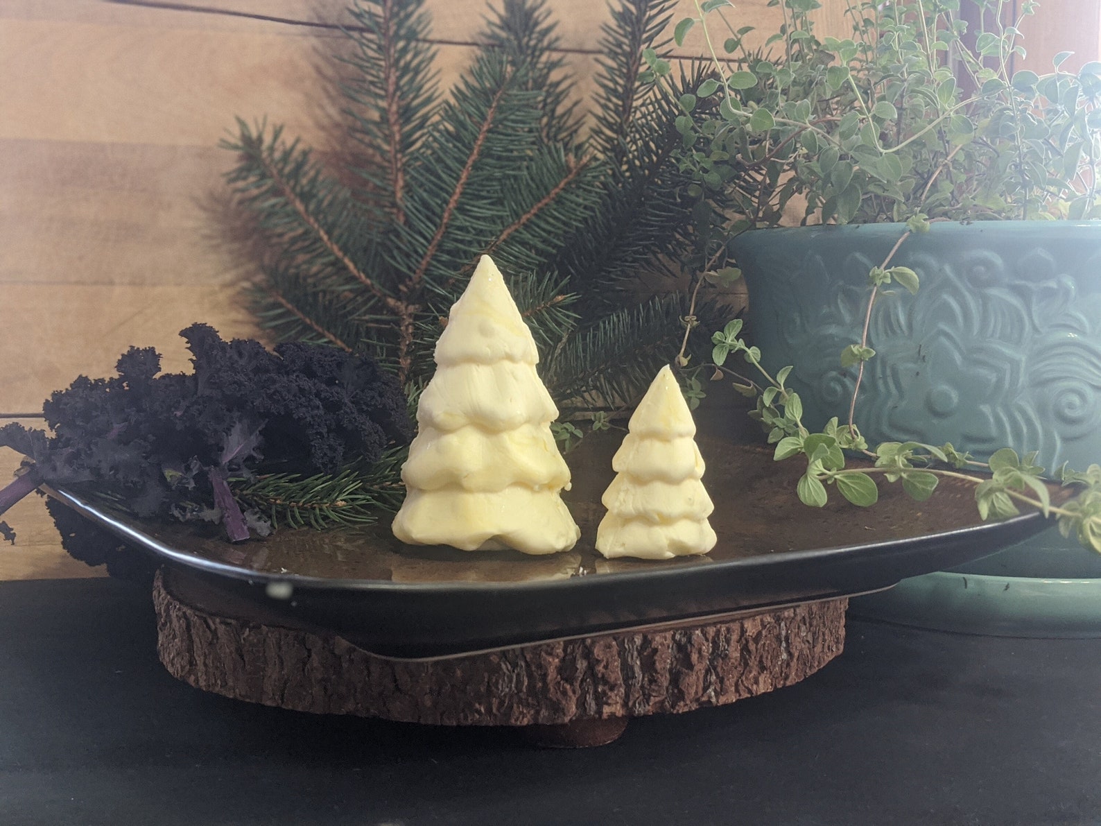 Christmas Tree Butter Mold - Butter Pat Mold, Table Decor, Food Mold ...