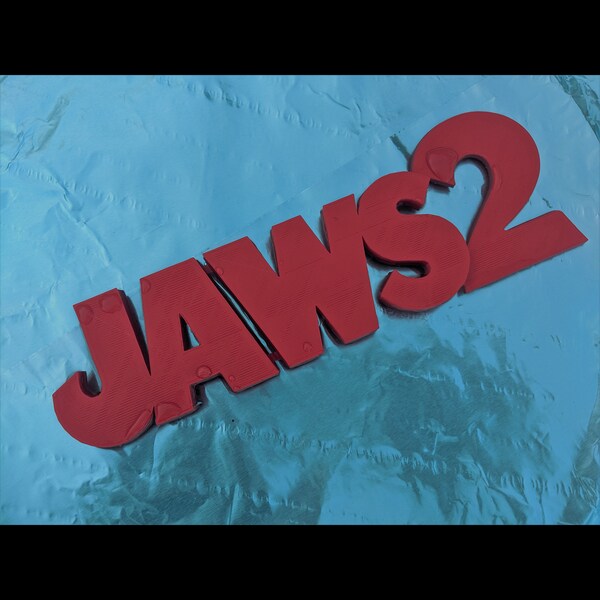 Jaws Movie Shelf Display Logo - Etsy