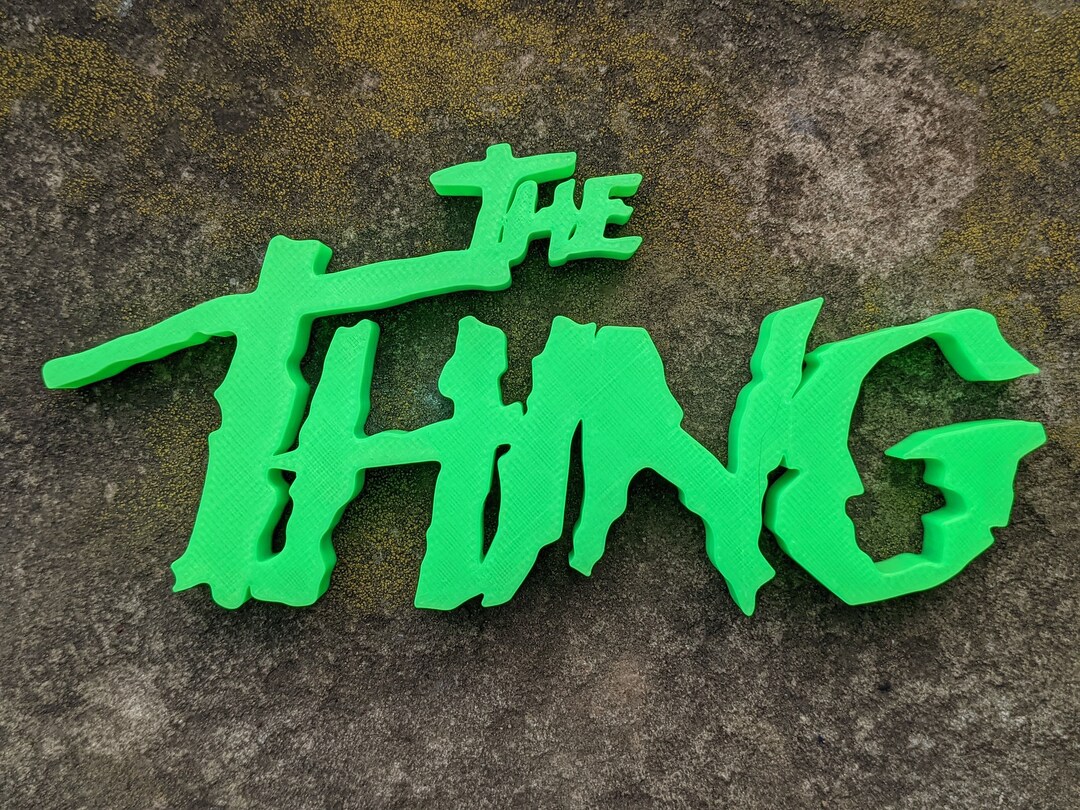 The Thing Shelf Art, Movie Display Complement to Horror Film Collection ...