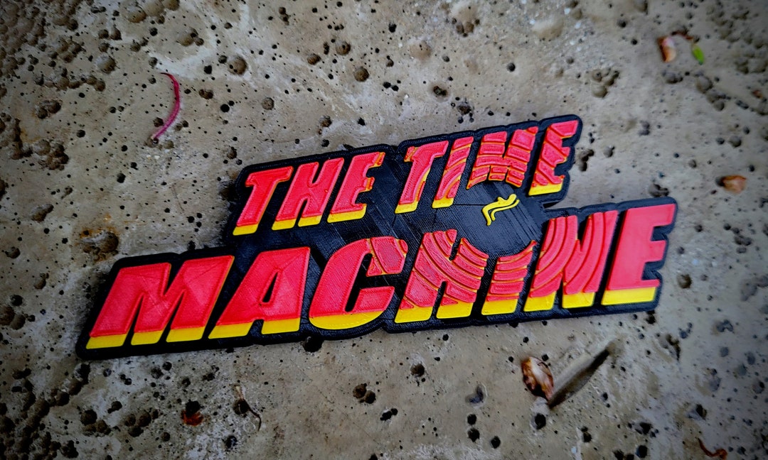The Time Machine 1960's H.G. Wells Movie Logo Film Collection Shelf Art ...