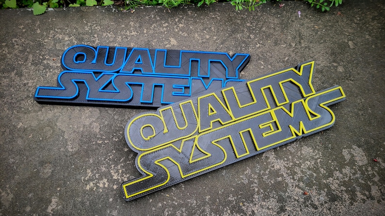 Star Space Wars Themed 3D Printed Personalized Name Plate Custom Sci Fi ...
