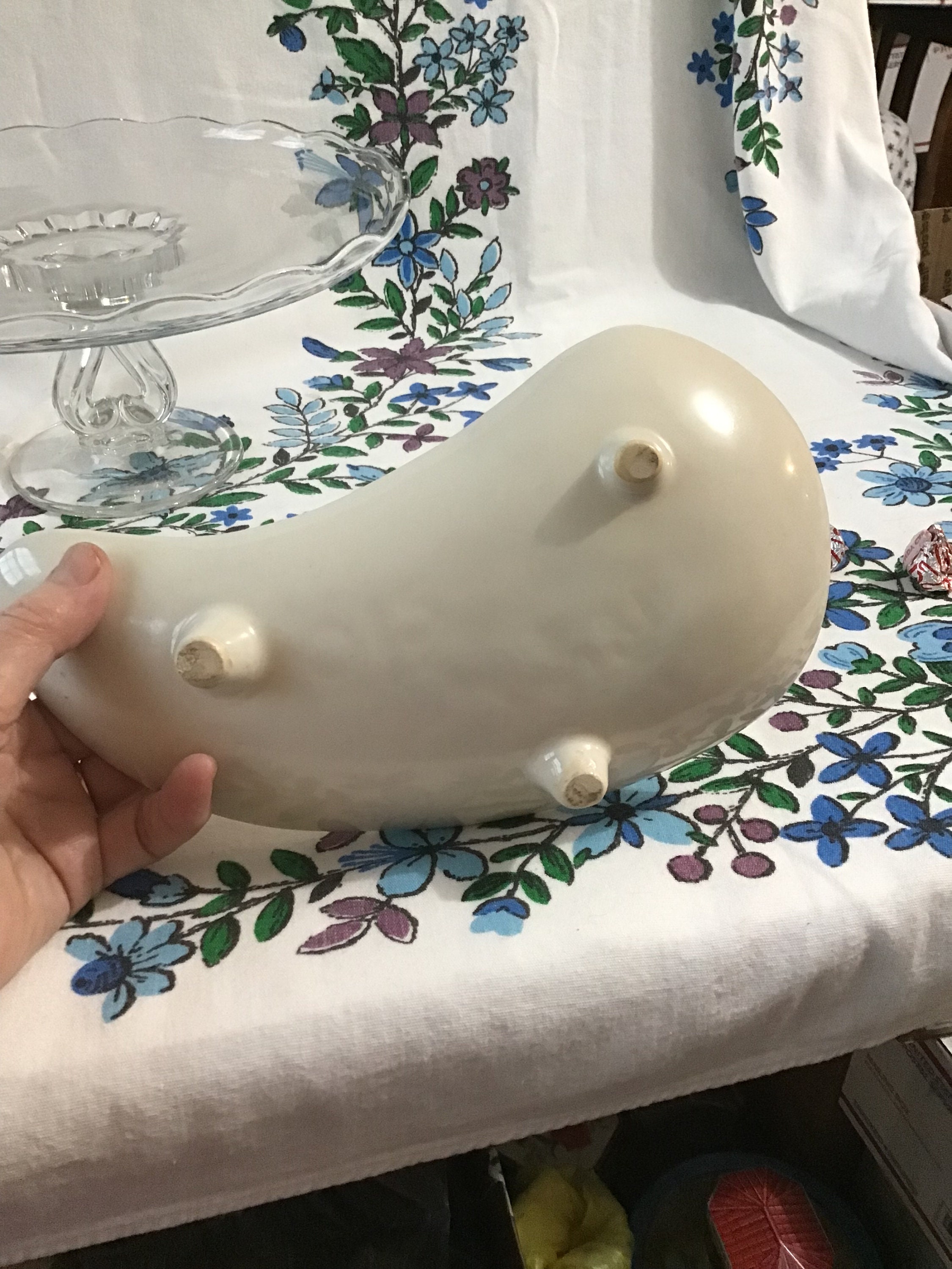 MCM Kidney Shaped Ceramic Bowl by Mccoy #8 - Etsy