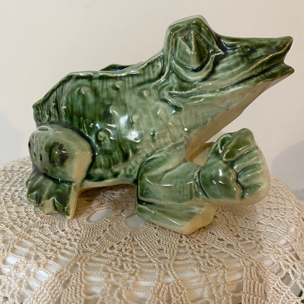Mccoy Frog Planter - Etsy