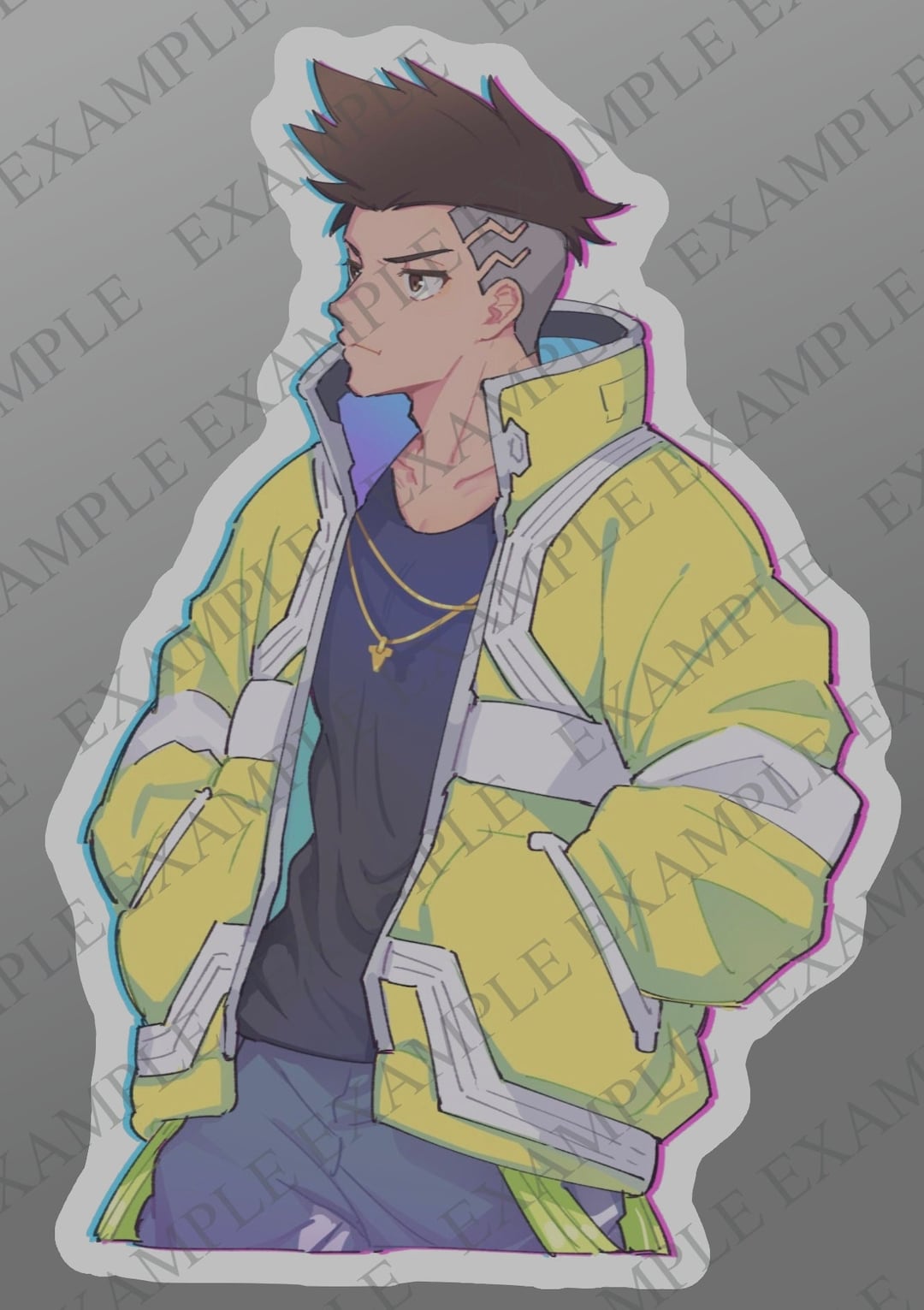 David Martinez Cyberpunk Edgerunners Sticker Vinyl Waterproof - Etsy