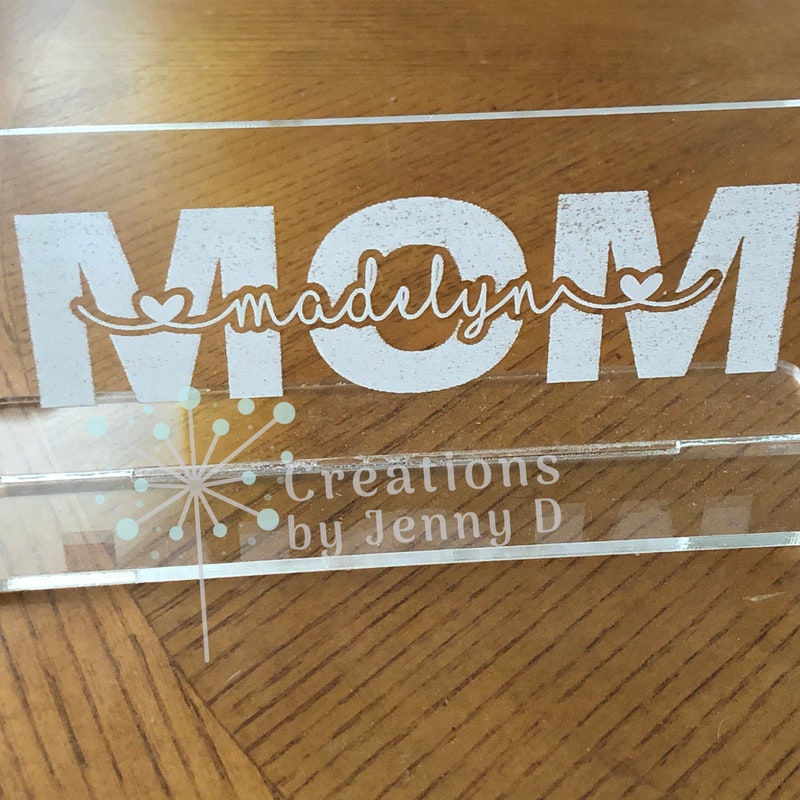 Laser Cut Desk Name Sign - Etsy