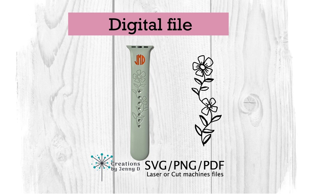 Digital Floral Svg, Flower Engrave File, Rose, Cut File, Laser File ...