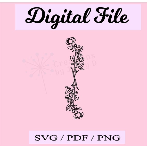 Floral Svg Flower Engrave File Floral Cut File Laser File | Etsy