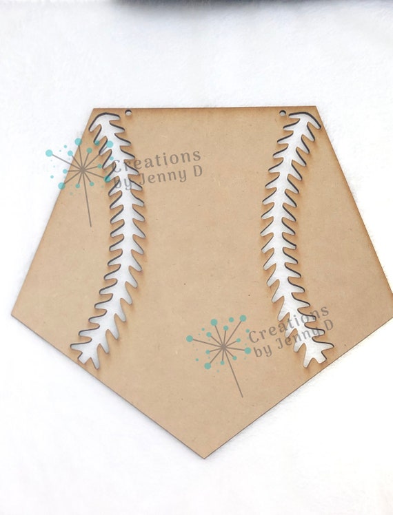 Digital Home Base Sign Home Plate Sign Laser File Instant - Etsy