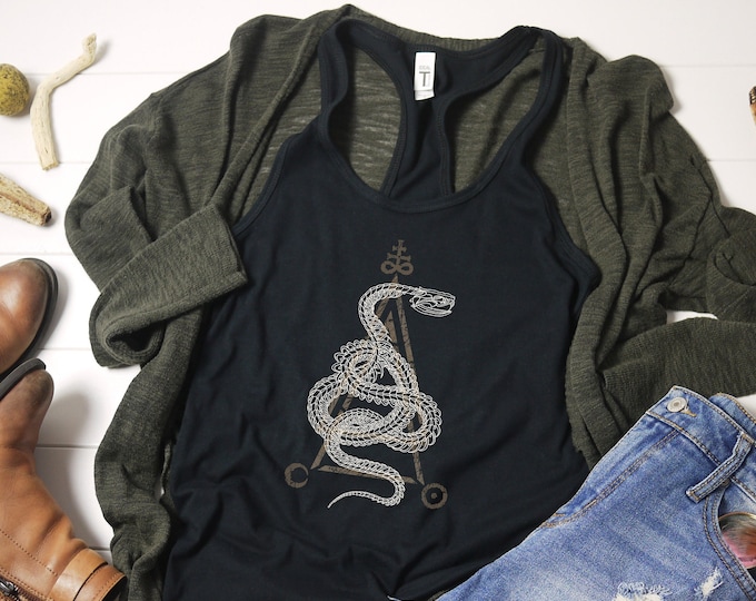 Edgy Tank Tops With a Grunge Twist. Handmade Tanks With #chains and # ...