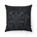 Baphomet Skull Pillow. Satanic Occult Home Decor. Dark & Spooky ...