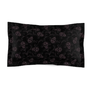 Dark Skull Bedding, Ornate Filigree Gothic Duvet Cover or Pillow Sham ...