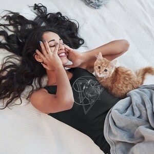 Occult Raven Tank, Gothic Bird Racerback, Satanic Crow Tanktop, Witchy ...