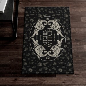 Witchy Kitchen Rug, Non-slip Gothic Witch Indoor or Outdoor Area Carpet ...