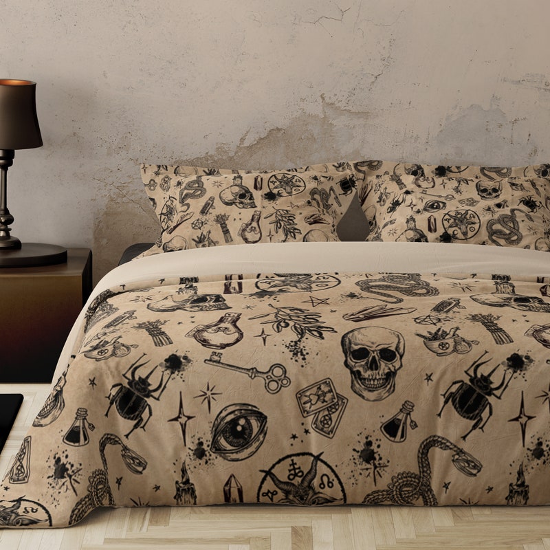 Black Bedding - Etsy