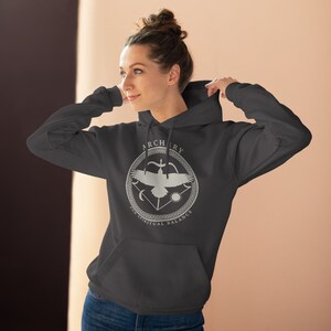 Traditional Archery Hoodie, Spiritual Balance Archer Sweatshirt, Bow ...