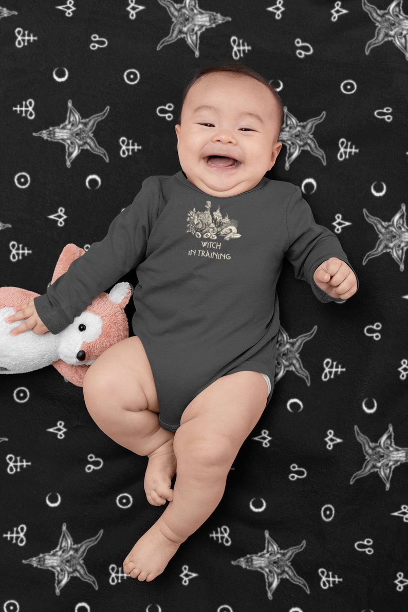 Baphomet Crib Sheets. Occult Baby Bedding. Satanic Symbols Black ...