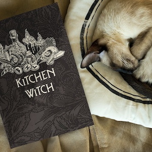 Kitchen Witch Recipe Book, Modern Wicca Recipe Book, Witchy Art Spell ...