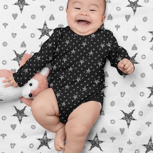 Baphomet Crib Sheets. Occult Baby Bedding. Satanic Symbols Black ...