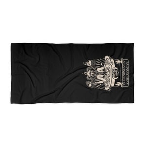 Funny Occult Towel, Bathomet "cleanliness is Godlessness" Bath Beach or ...
