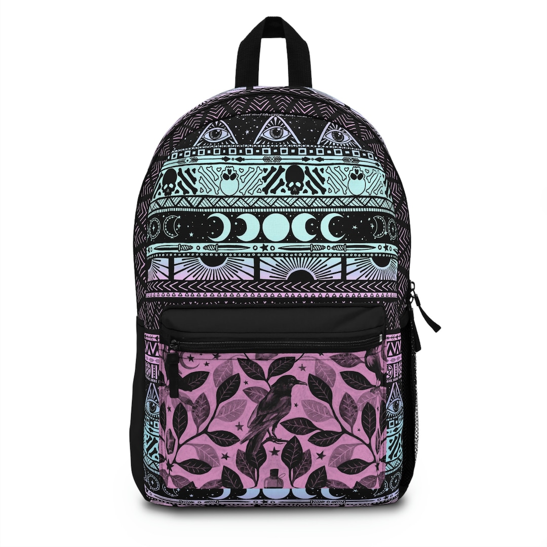 Pastel Witch Backpack, Boho Goth Multifunctional Travel or School ...