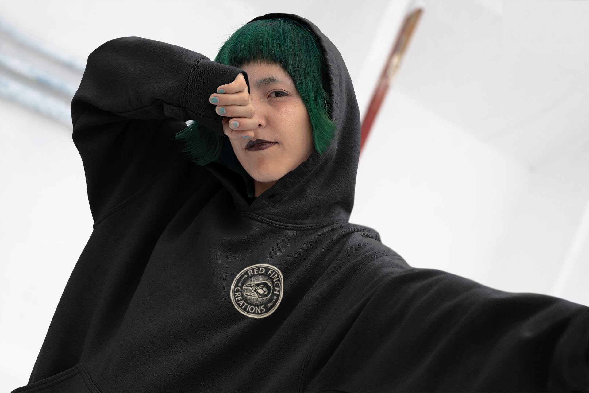 Occult Snake Hoodie Goth Serpent Skeleton Hooded Sweatshirt | Etsy