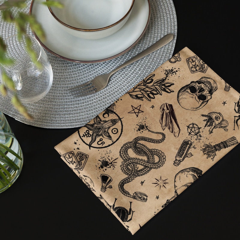 Witches Spell Napkins - Etsy