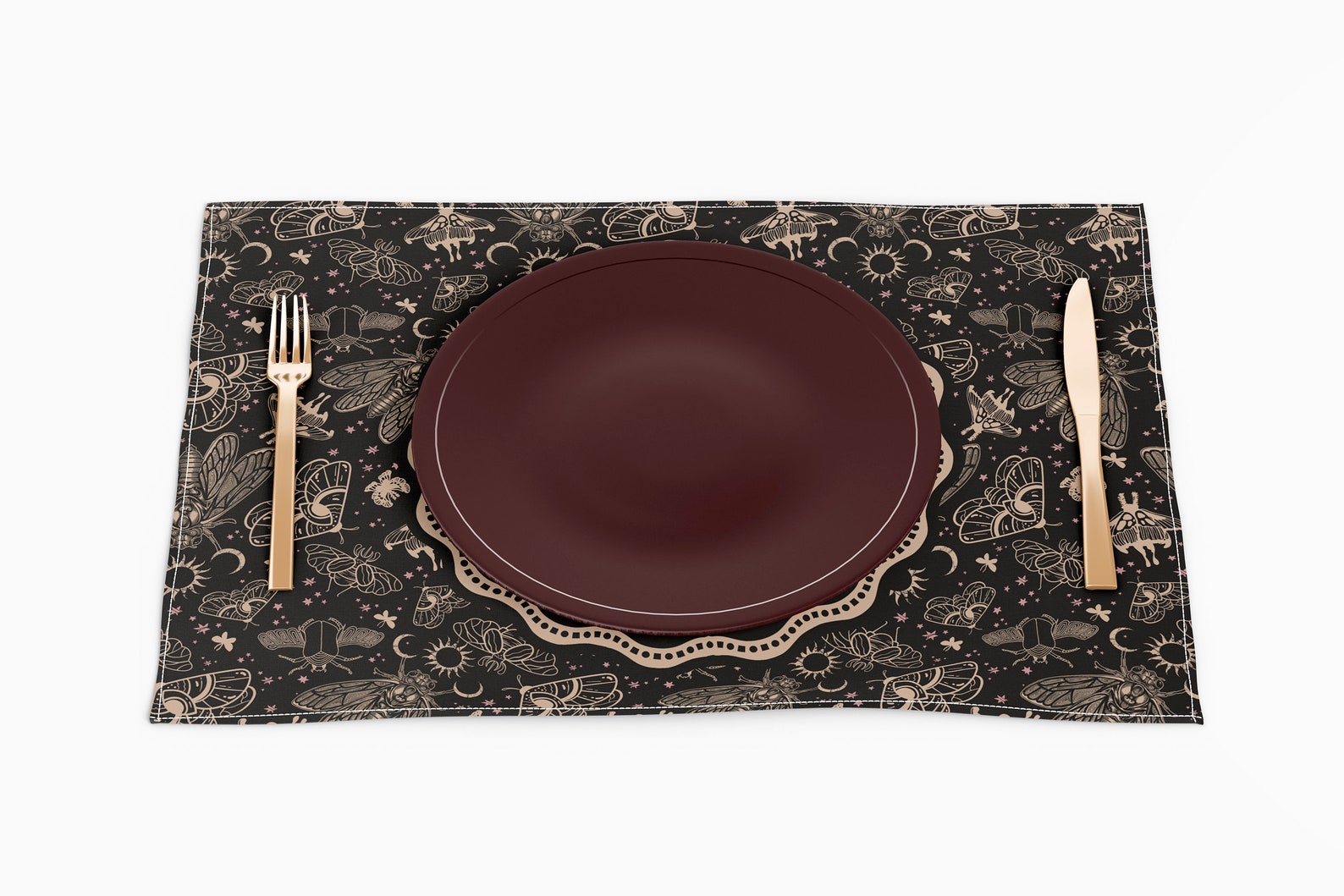 Witchy Cicada Placemat: Adorn Your Dining Table in Dark Occult Magick W ...